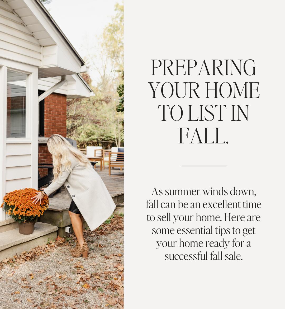 Preparing Your Home to List in Fall - Kitchener Waterloo Real Estate ...